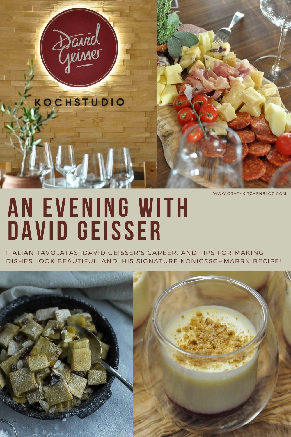 An Evening with David Geisser & his Königsschmarrn Recipe | Crazy Kitchen